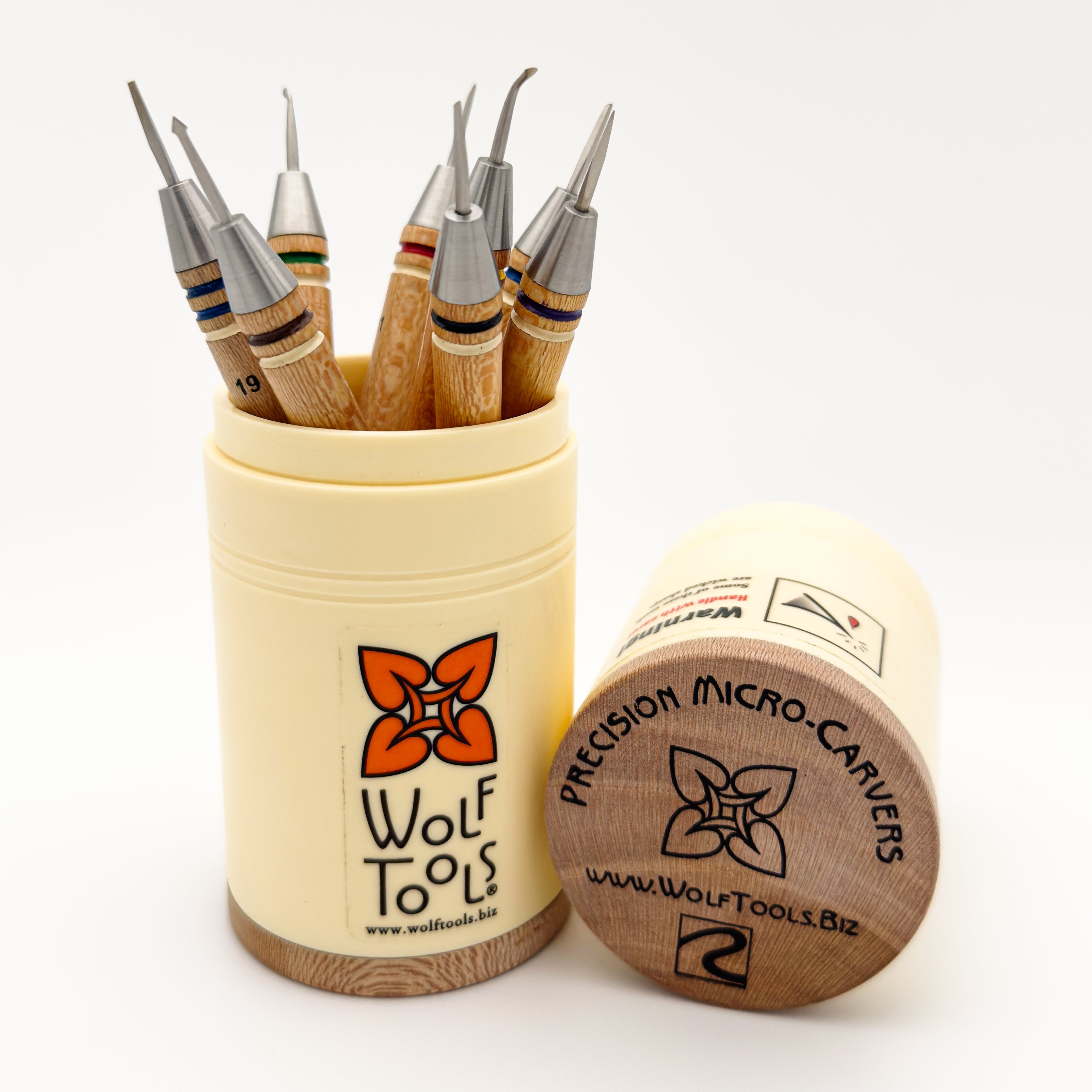 Wolf Tools Wax Micro Carvers Set - 8 pc. – Tool Room by Gaffa Creative ...